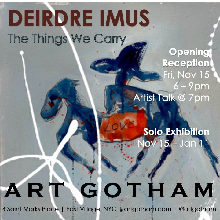 Deirdre Imus | The Things We Carry | Solo Show – ART GOTHAM